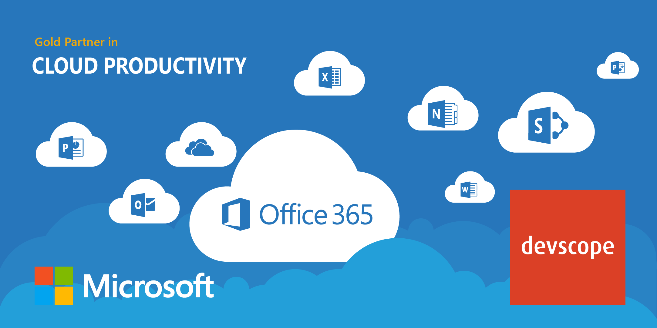 We have achieved Microsoft Gold Cloud Productivity Competency!