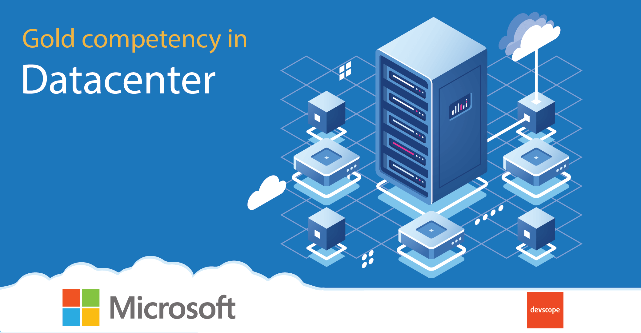We have achieved the Microsoft Gold Datacenter competency! - dev>scope We have achieved the Microsoft Gold Datacenter competency! - dev>scope