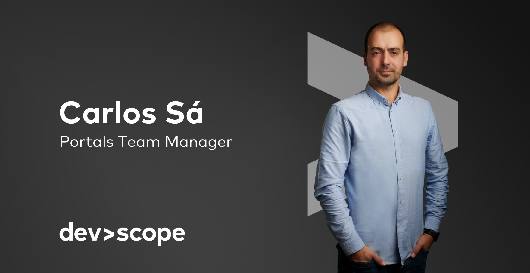 Carlos Sá is the new DevScope Portals Team Manager